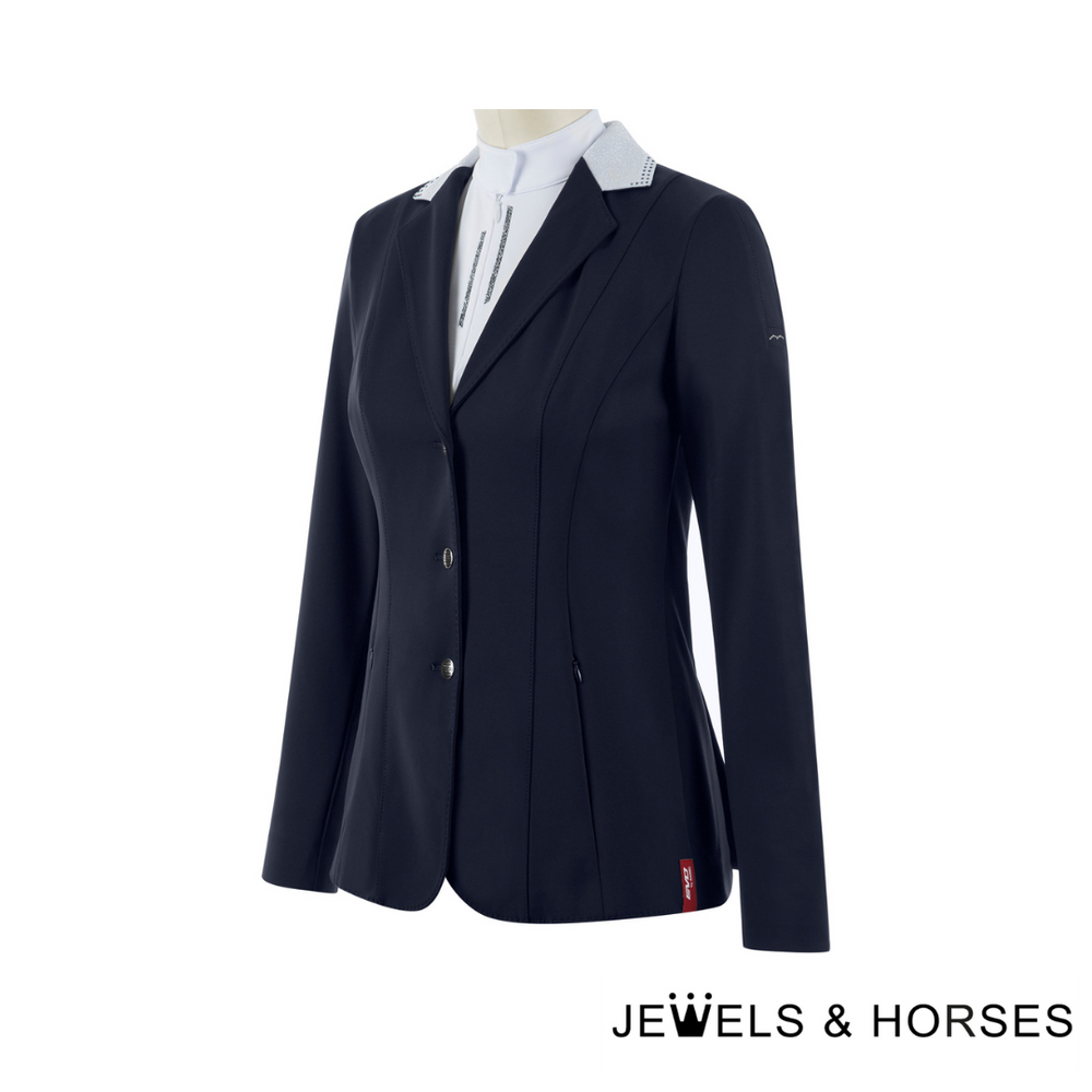 Animo Levyn Women's Riding Show Jacket. Navy - Jewels and Horses Boutique
